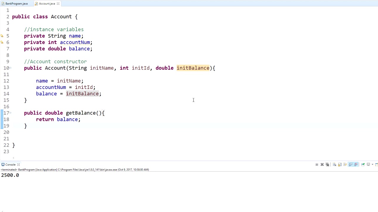 Java Programming Tutorial - 15 - Creating/ Instantiating Objects