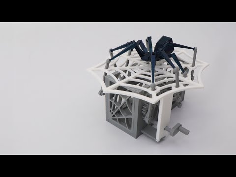 🕷️ Spider Automaton・Free 3D File for 3D printing・Cults