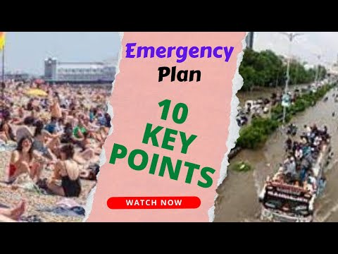 What is an emergency | 10 key elements of Emergency Plan #safety #safetyfirstlife #emergencyplan HSE
