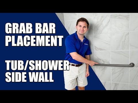Grab Bar Placement - Side Wall Grab Bar
