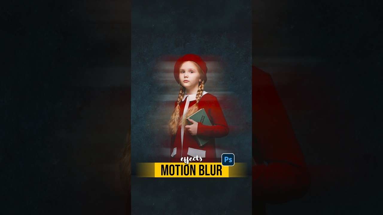 ADD MOTION BLUR EFFECTS in Photoshop - Instantly! 🤯