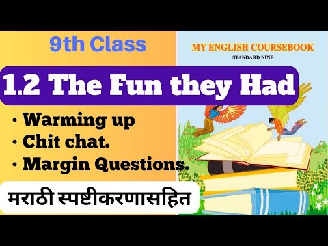 1.2 The Fun they Had Chit-Chat and Margin question class 9 English l warming up std 9 english 1.2