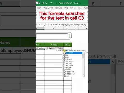 Quick way to Search Data in Excel
