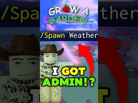 😱 I GOT *ADMIN* COMMANDS?! (SECRET JANDEL SERVER) | Grow A Garden Crafting UPDATE #growagarden