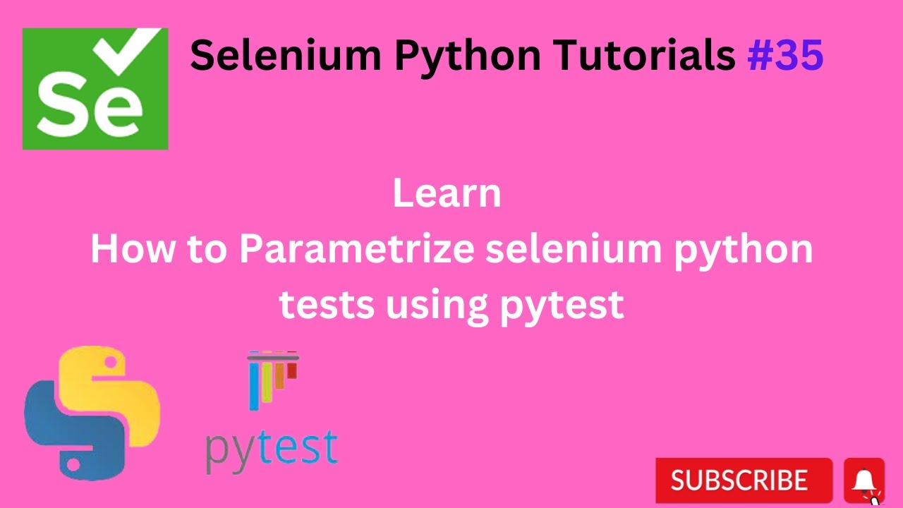 #Tutorials 35  || Python Selenium datadriven testing || Python selenium