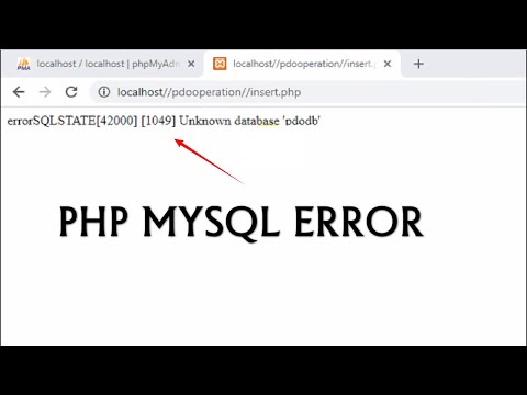 XMPP Error | SQLSTATE42000 1049 Unknown databases