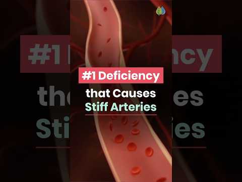 #1 Deficiency that Causes Stiff Arteries #shorts