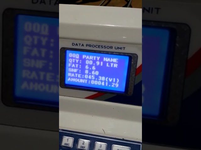 Milk Data Processing Unit - ECO Milk Ultra Automatic Milk Collection Unit Assemble complete set ...