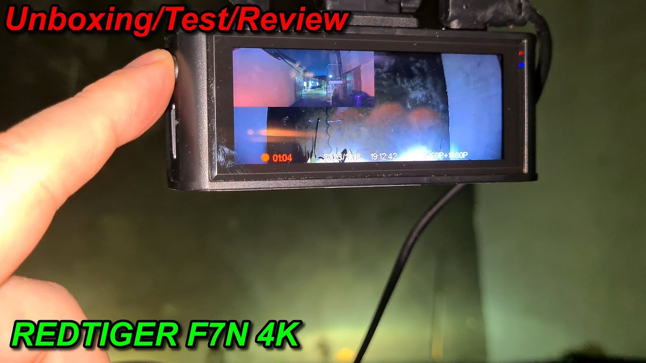 REDTIGER F7N Touch Test 2026: Dashcam Vorne Hinten