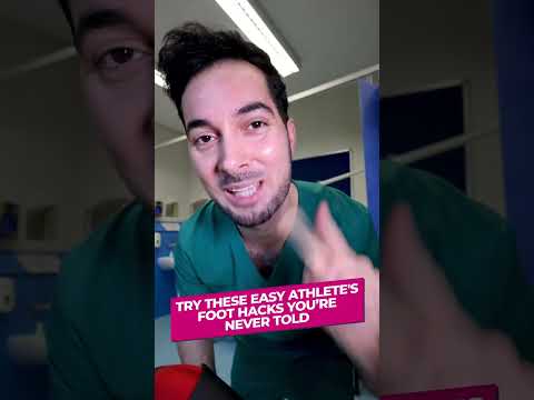 How to get rid of athlete's foot between toes removal and treatment #shorts
