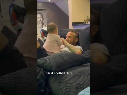 Neymar and his child. Neymar an adorable dad #Neymar