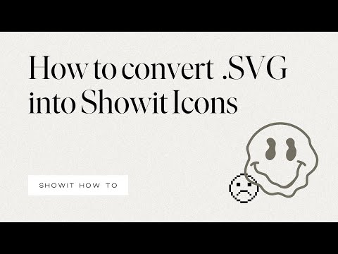 Converting SVG Icons for Your Showit Website