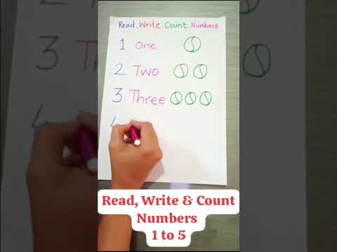 Numbers With Objects | Read Write & Number