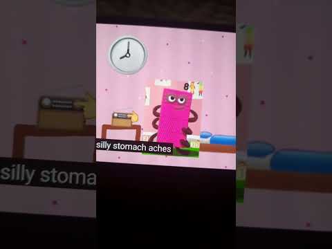 numberblocks 8 bathroom break meme