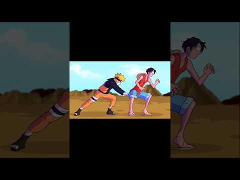Goku vs Naruto vs Luffy || fan animation part 1 #anime#shorts#naruto
