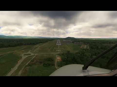 Landing in Charlottesville Virginia | KCHO (CHO) | Charlottesville Albemarle Airport #landingvideo