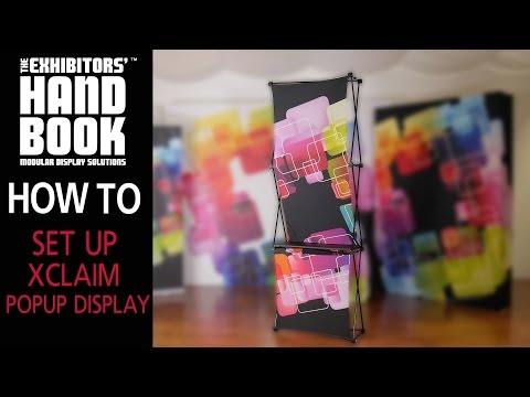 Xclaim™ Popup Display Set Up - Fast and Easy Trade Show Displays in Minutes