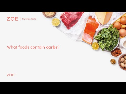What foods contain carbs?
