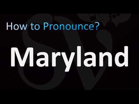 How to Pronounce Maryland (US State)