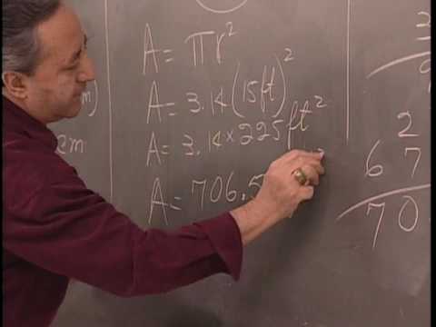 Math: Finding the area of a circle