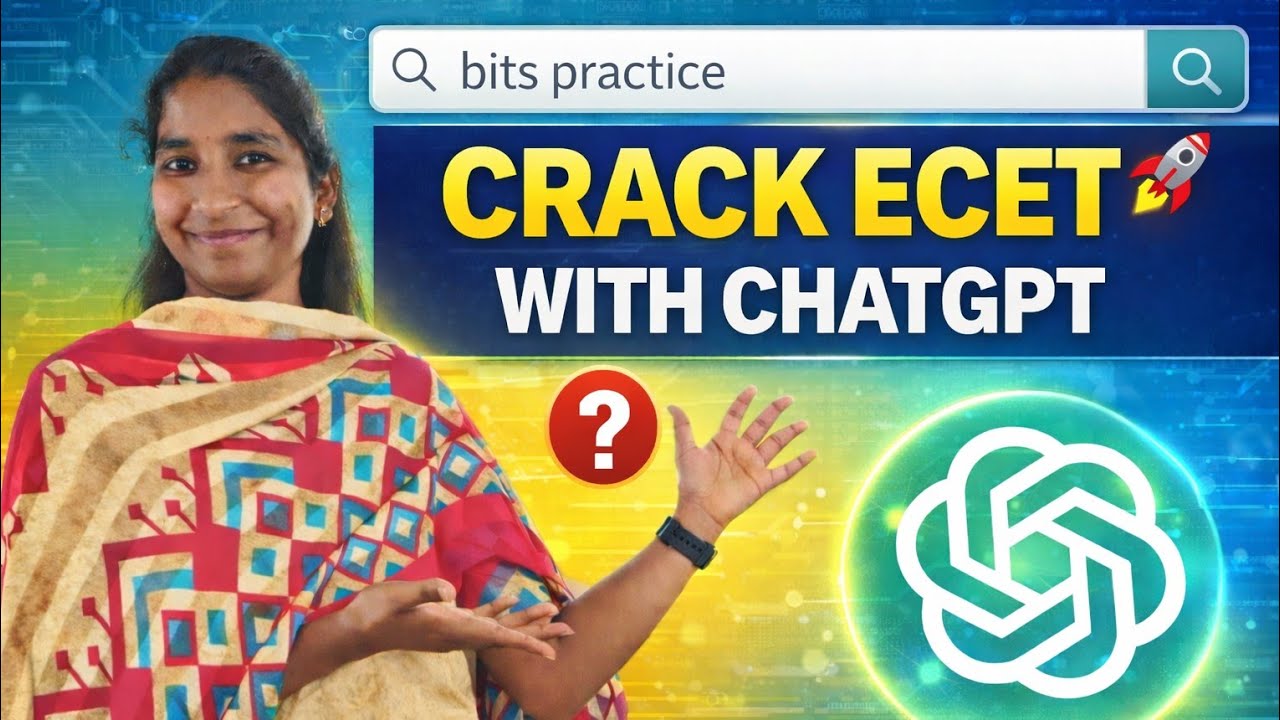 How to Crack ECET Using ChatGPT 🤯 | Smart AI Preparation Method
