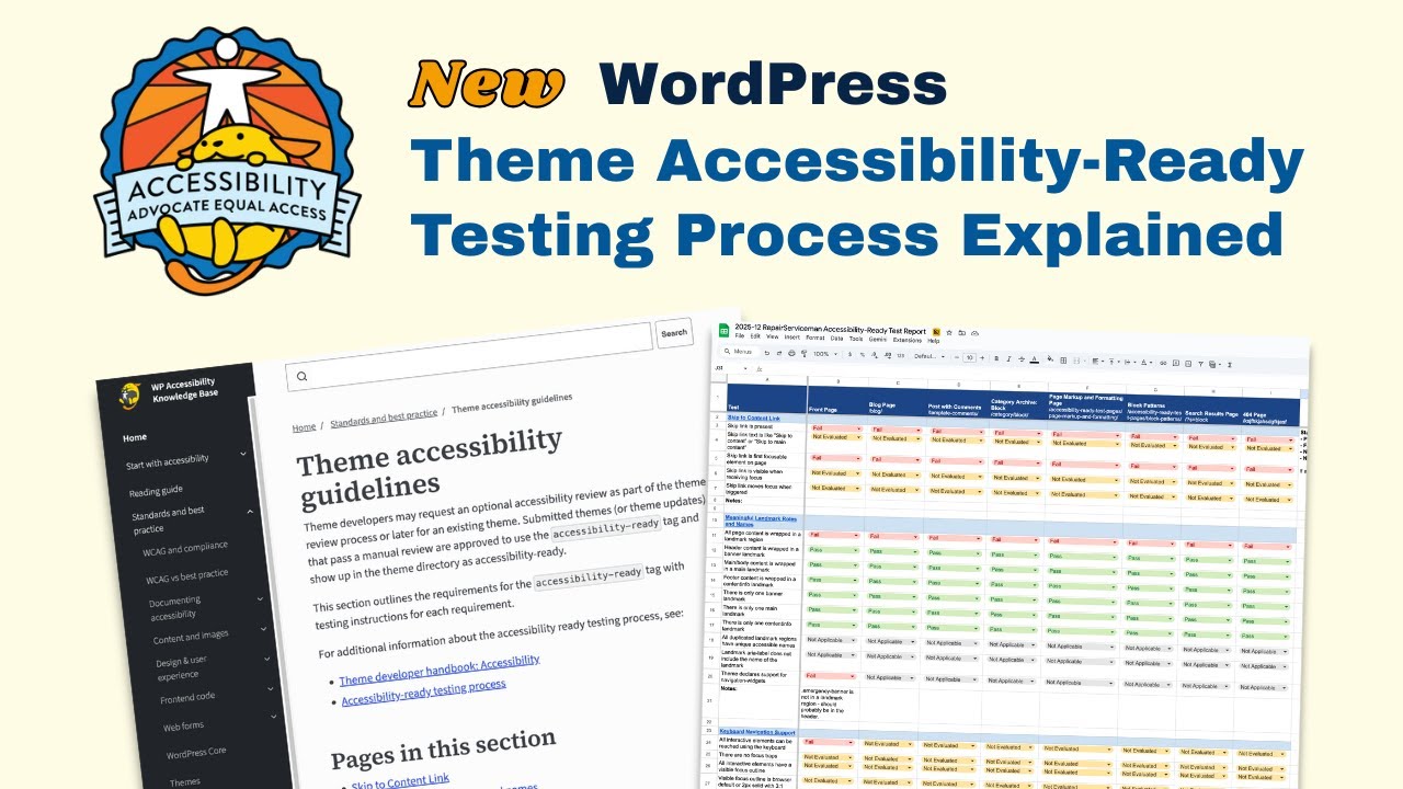 How the New WordPress Accessibility Ready Testing Process Works