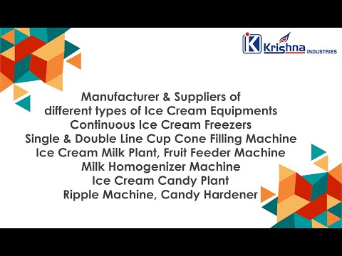 Manufacturer and suppliers of Ice Cream Equipments in Ahmedabad, Gujarat, India