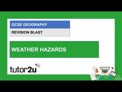 AQA GCSE Geography Revision Blast | Weather Hazards | 2 Mar 2021