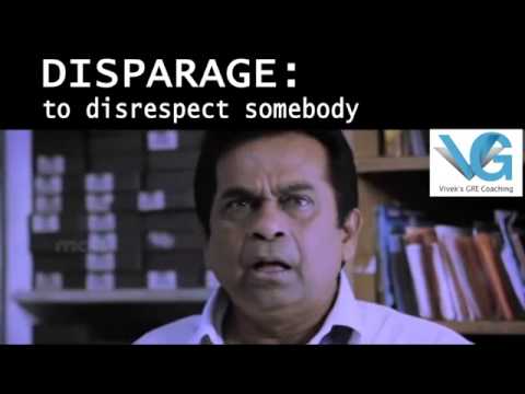 DISPARAGE