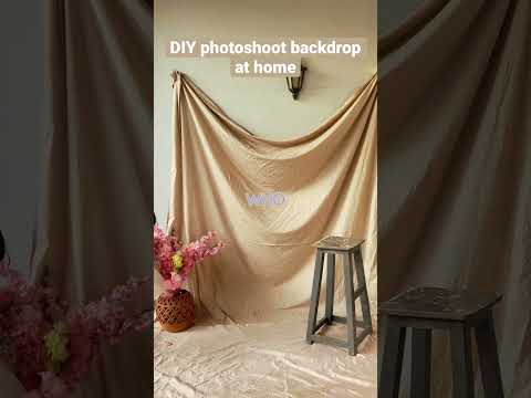 diy photoshoot backdrop at home #shorts #diy