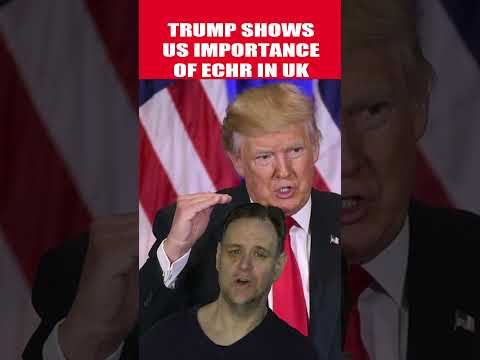 Trump Shows Why We Need ECHR #shorts