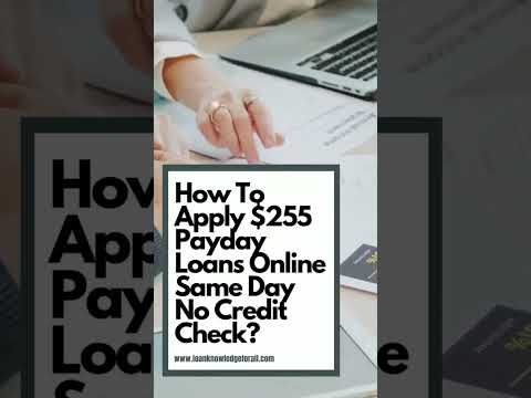 How To Apply $255 Payday Loans Online Same Day No Credit Check #shorts #finance #loans