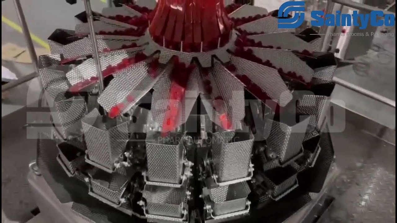 Multi-head weigher gummy pouch packing solution