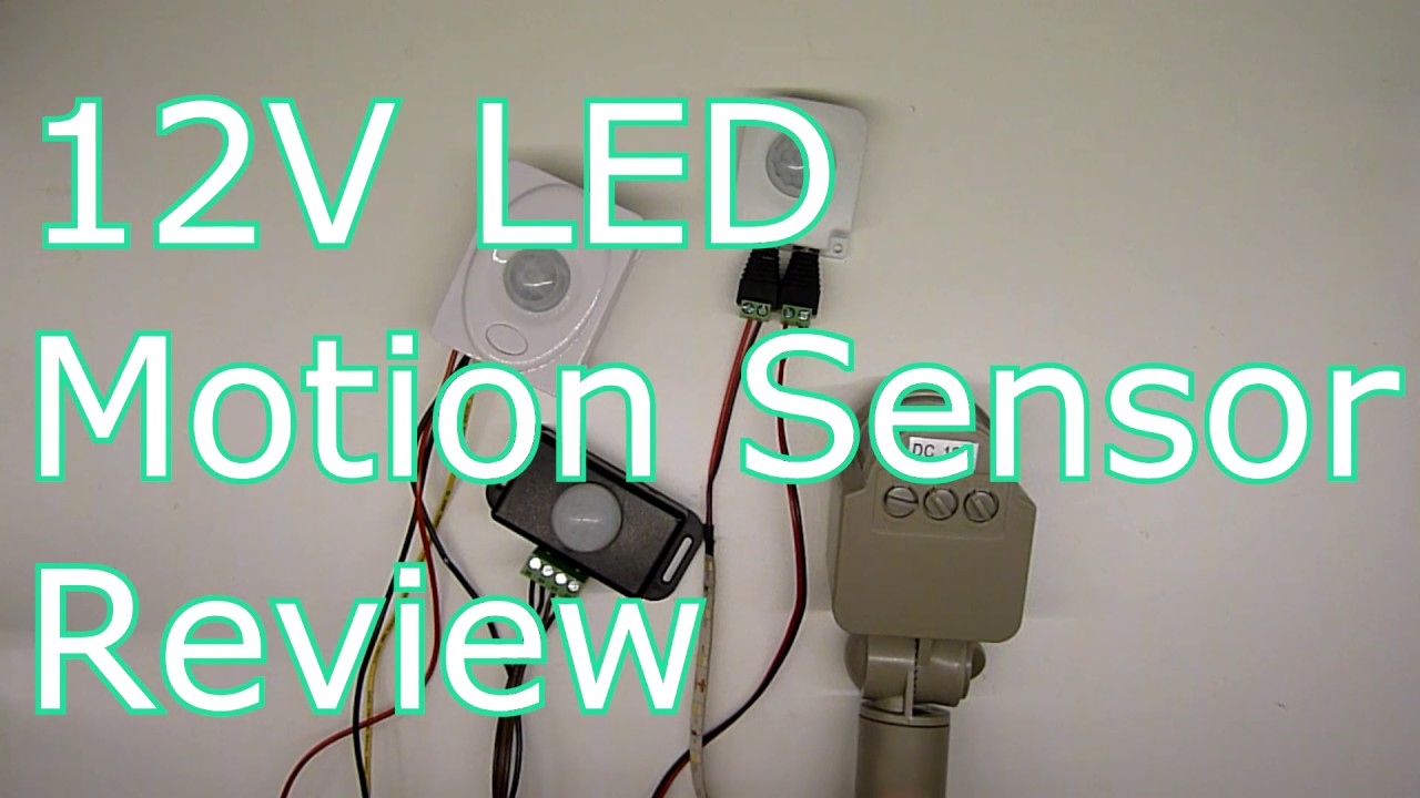12V PIR Motion Sensor Review for LED lights