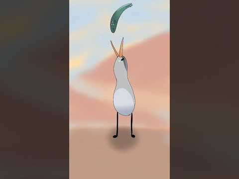 Lucky Bird animated gif - #animation #shorts