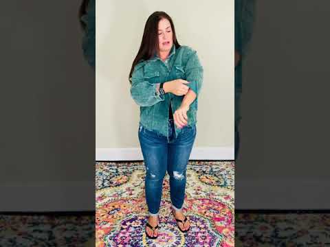 POL Destroyed Corduroy Jacket | 3 colors