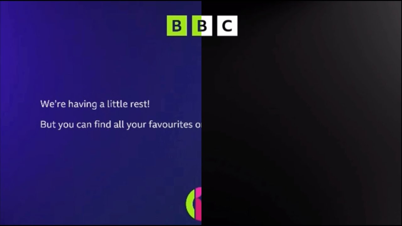 NEW CBBC Off Air Screen with return of 7PM Close | BBC Rebrand Phase 2