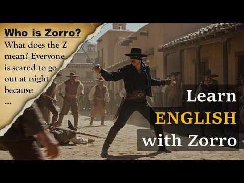 Who is Zorro? 🗡️ || Learn English Through Stories Level 1 ️🔥 || Graded Reader Audiobook🎧