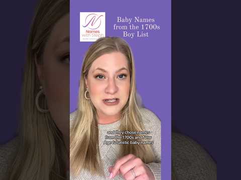Baby Boy Names from the 1700s #babynameconsultant