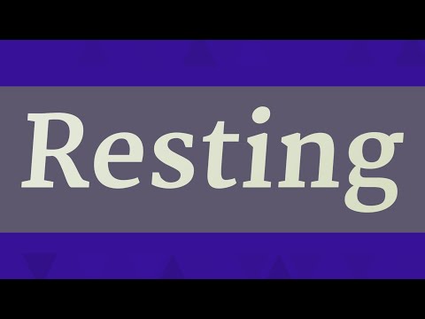 RESTING pronunciation • How to pronounce RESTING