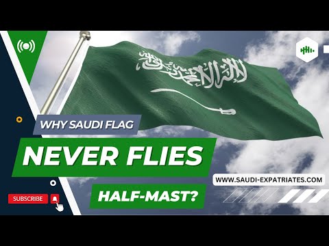 Do you Know why Saudi Arabia's flag never Lowered during Half-Mast | Saudi Flag ๐ธ๐ฆ | Saudi Flag Law