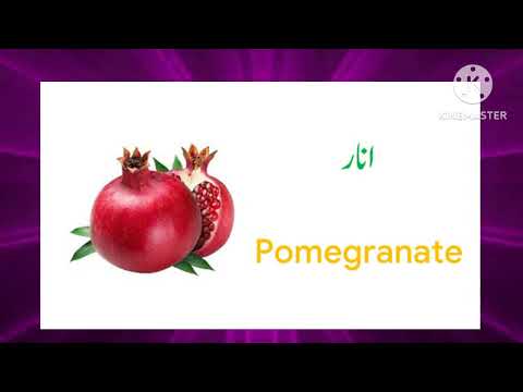 Fruit vocabulary in English|| fruit name with urdu meaning