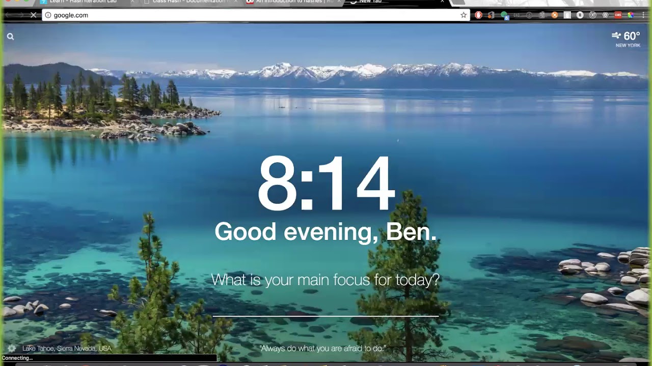 Flatiron School Study Group Lecture on Hash Iteration