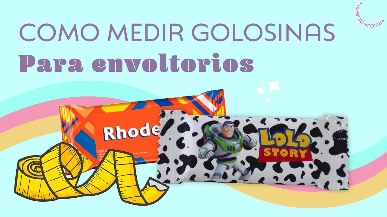 MEDIDAS de GOLOSINAS para candy bar/golosinas personalizadas ARGENTINAS