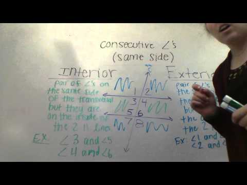 Consecutive Angles
