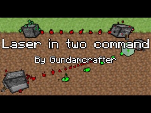 Minecraft Laser in two commands Minecraft Map