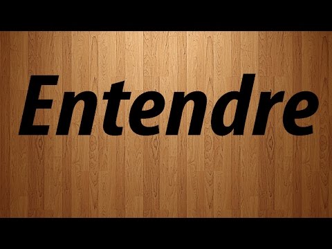 How to Pronounce Entendre / Entendre Pronunciation