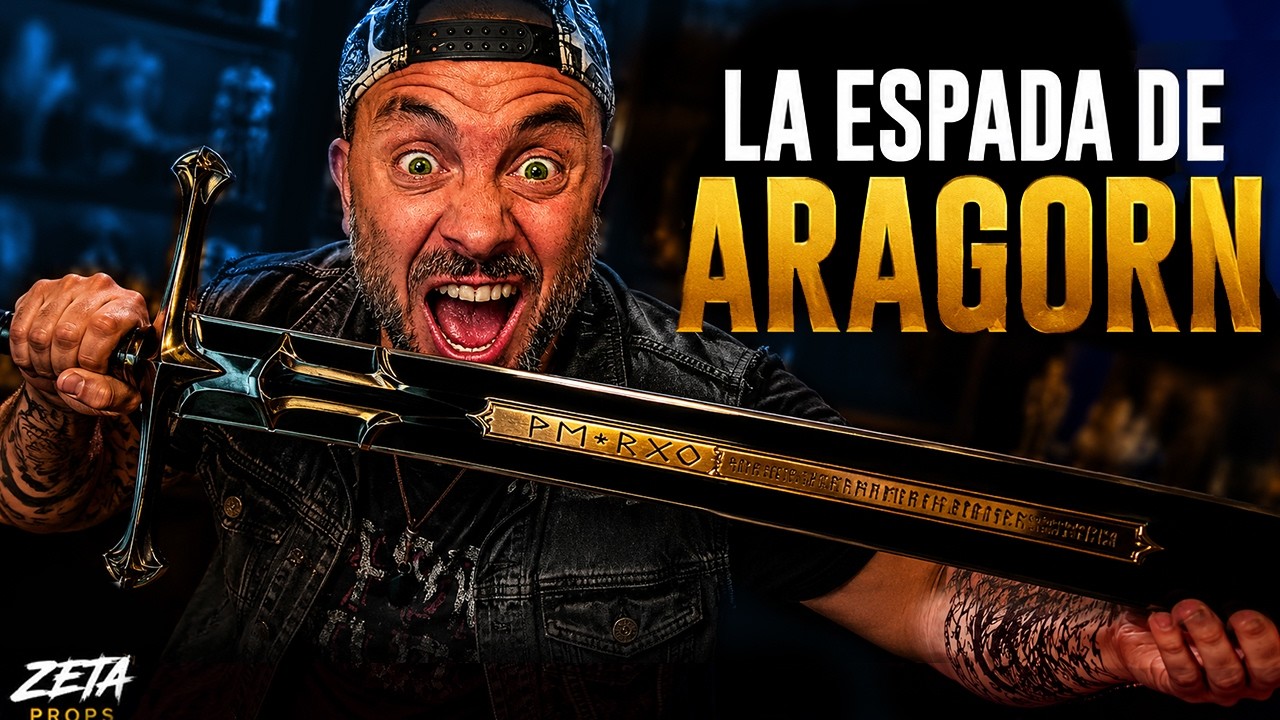 😱IT'S AWESOME! Unboxing and Review of Andúril, Aragorn's sword | The Lord of the Rings