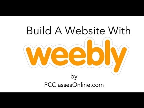 Build A Website With Weebly