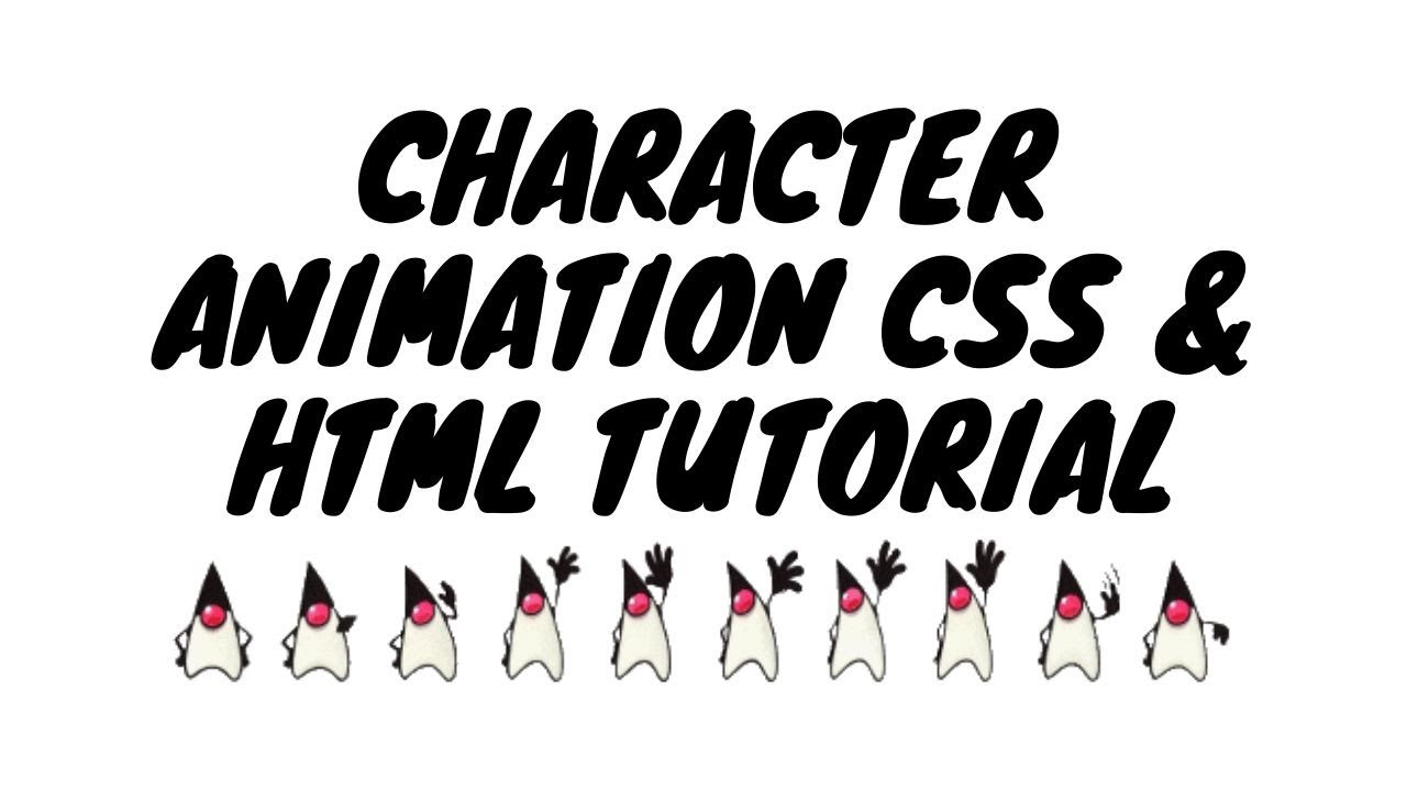 Character Moving Animation Tutorial Using CSS & HTML